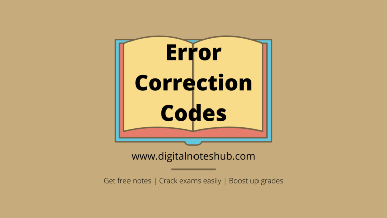 Hamming Code In Computer Networks With Example Digital Notes Hub